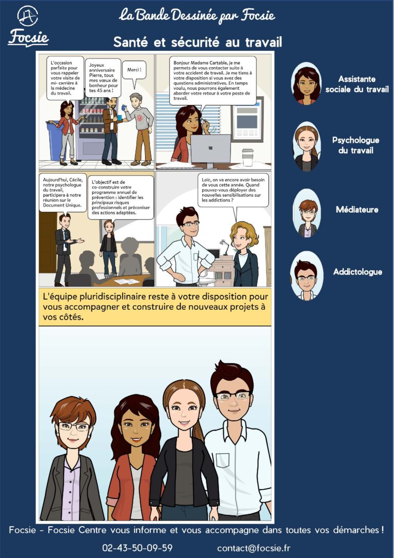 Bande dessinée : Santé et sécurité au travail